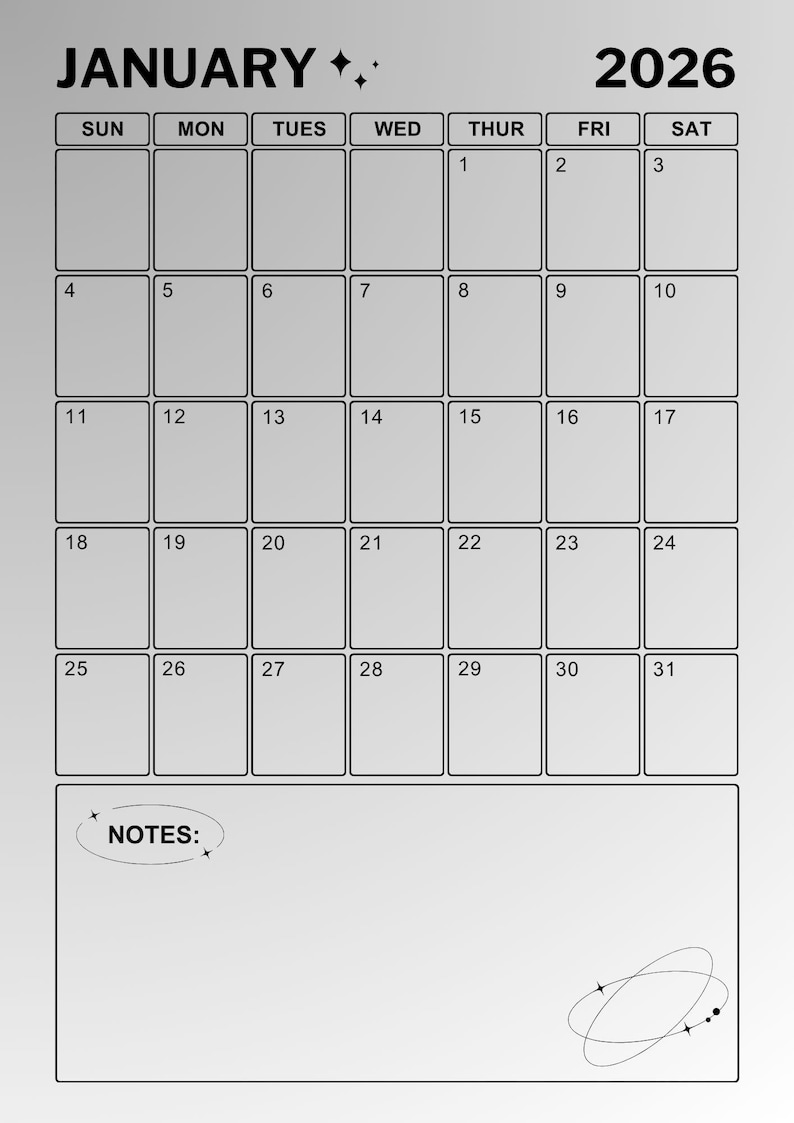 Daily to Do List Printable PDF, 12 Month Planner, Yearly Task Organizer ...