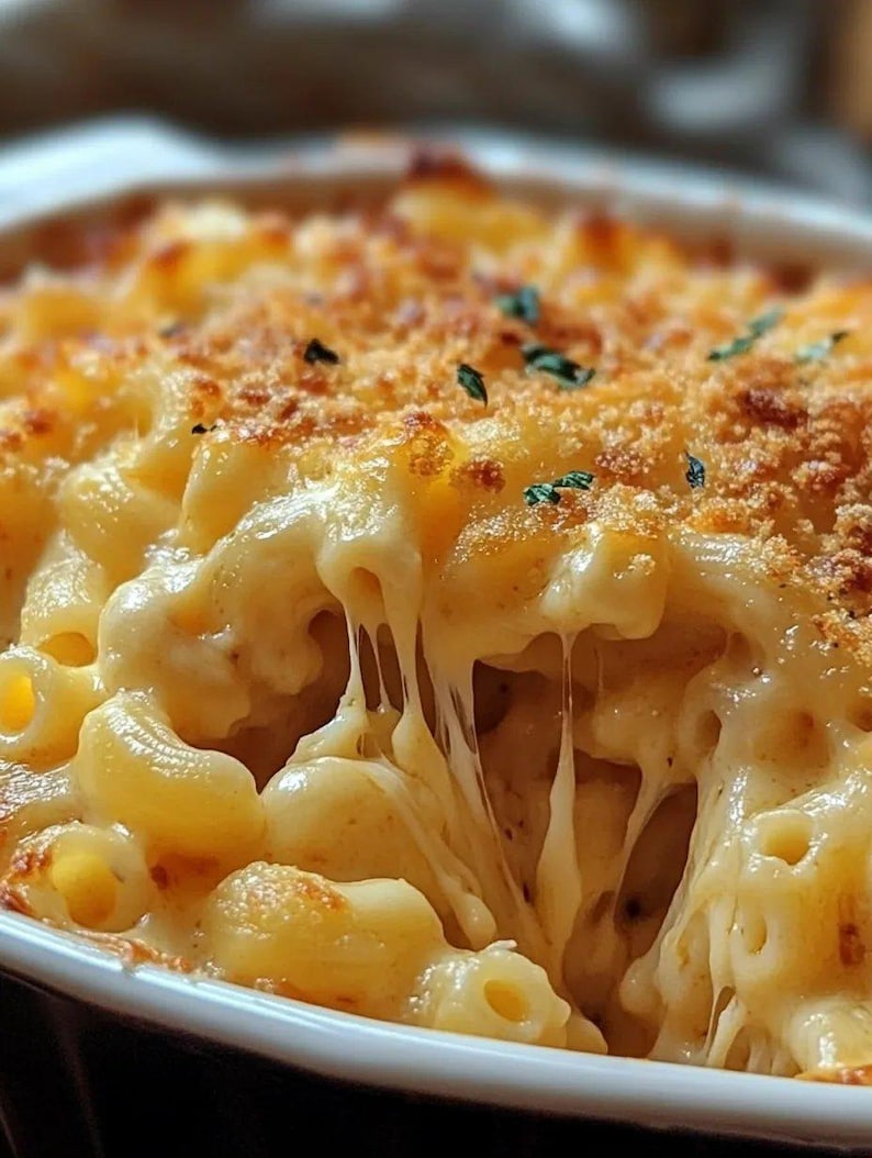 Gourmet Baked Mac and Cheese With a Crunch Download - Etsy