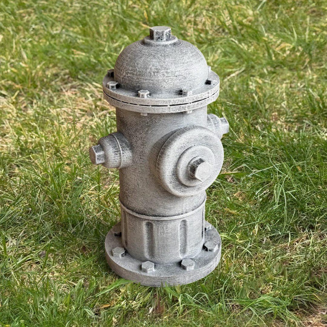 Concrete Fire Hydrant Modern Statue Lawn Garden Decoration American ...