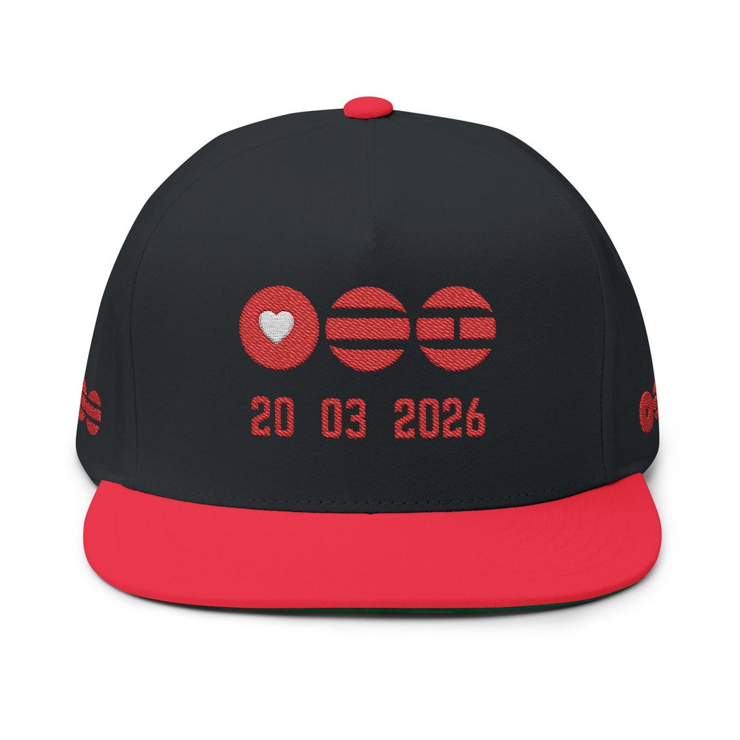 BTS World Tour 20 03 2026 Flat Bill Cap | Embroidered Date Snapback - Etsy