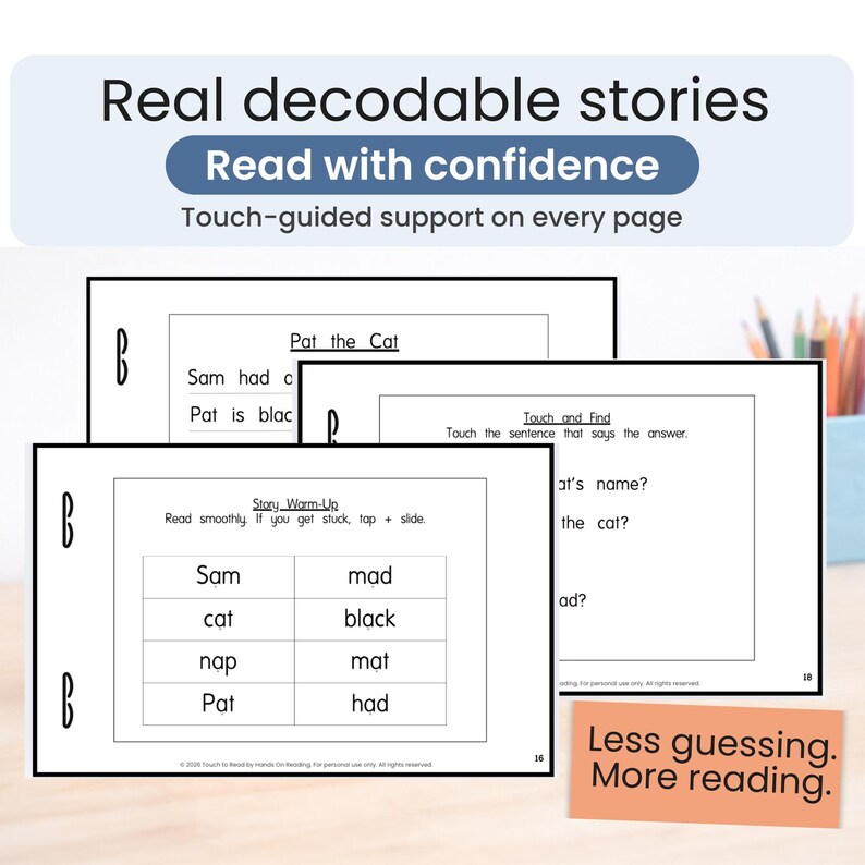 Stop Guessing Short Vowels, Decodable Readers Pack, CVC Phonics ...