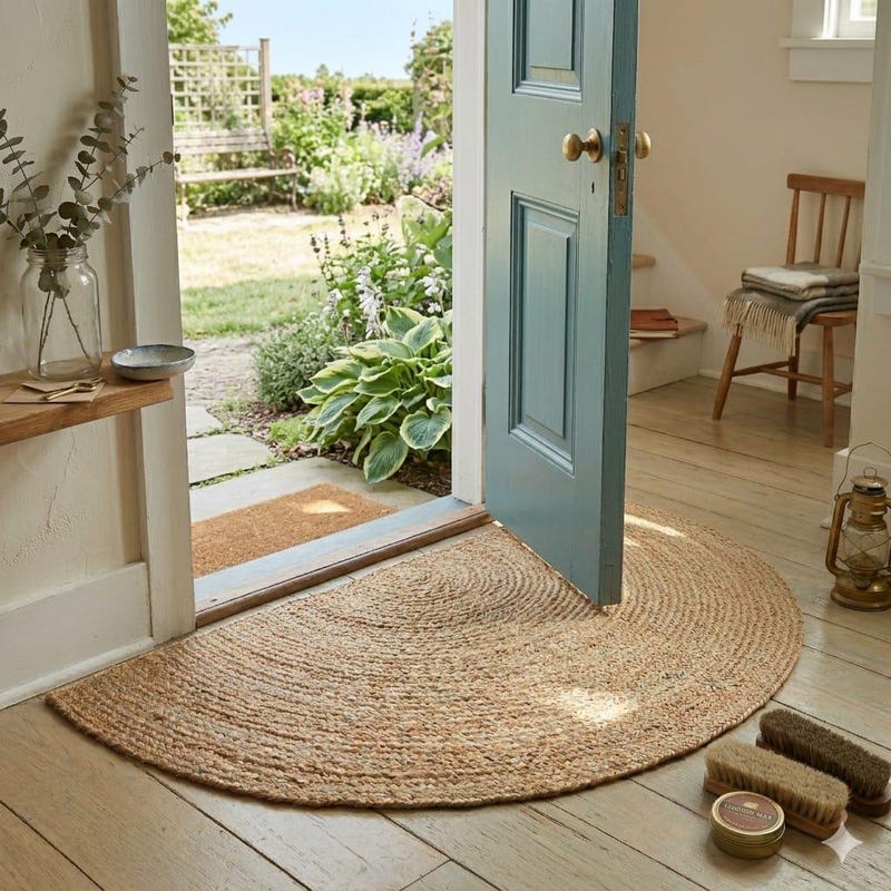 Small Brown Jute Rug - Etsy