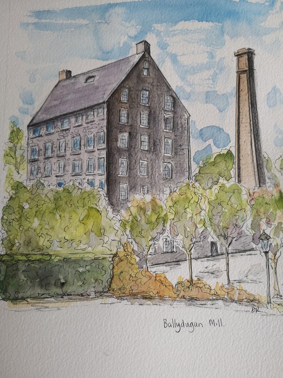 Ballydugan Mill Unframed Print. - Etsy