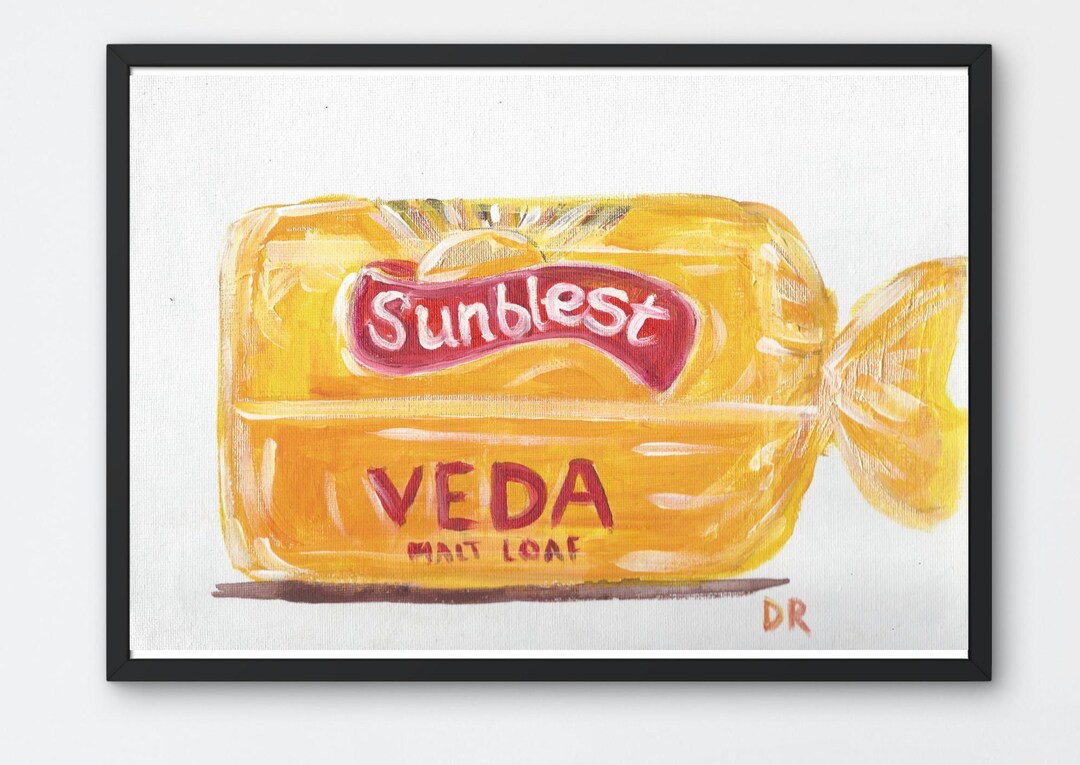 Veda Bread PRINT. A4 Size. Unframed. - Etsy
