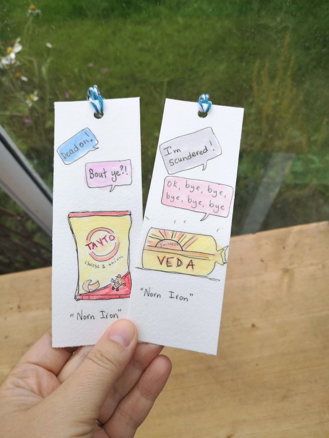 Norn Iron Bookmarks. Set of 2 Handmade. - Etsy