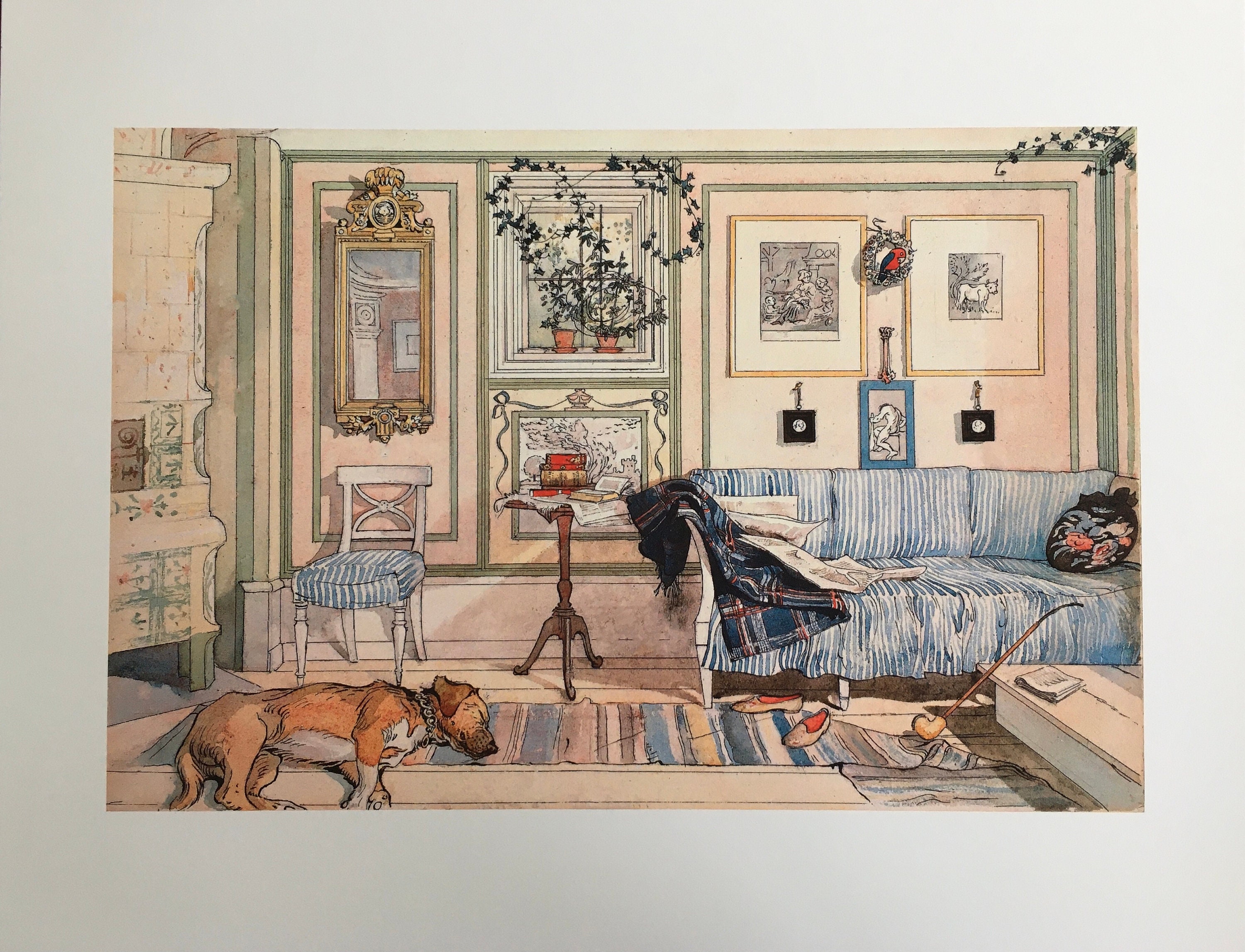 Fine Art Print, Carl Larsson Print, Cozy Corner Print, Swedish Art ...