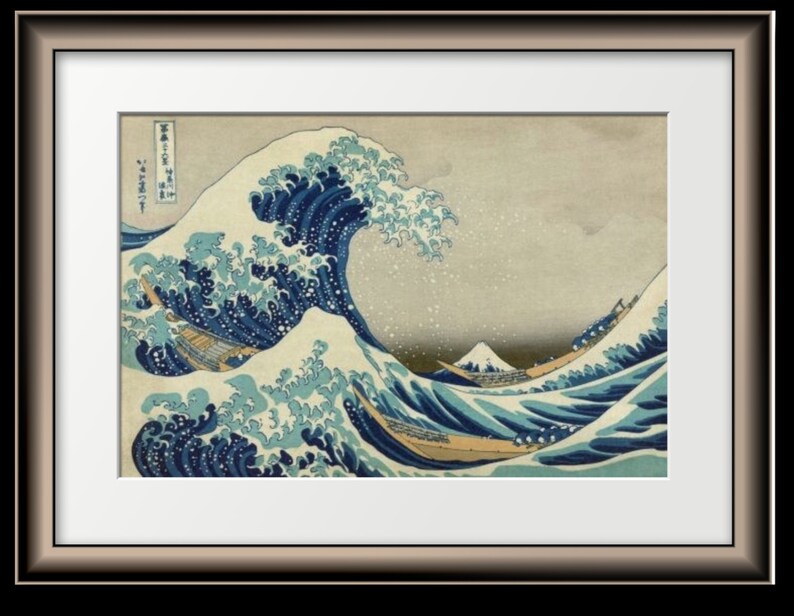 Poster of the Great Wave Print in Large Size - Etsy