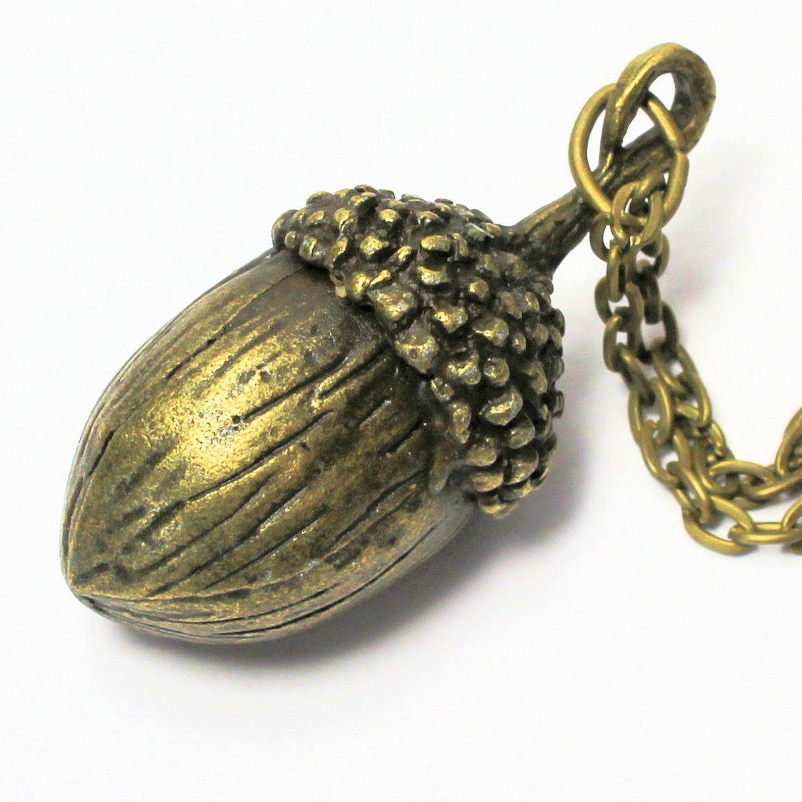 Thimble and Acorn Necklace SET Peter Pan Jewelry Thimble & | Etsy