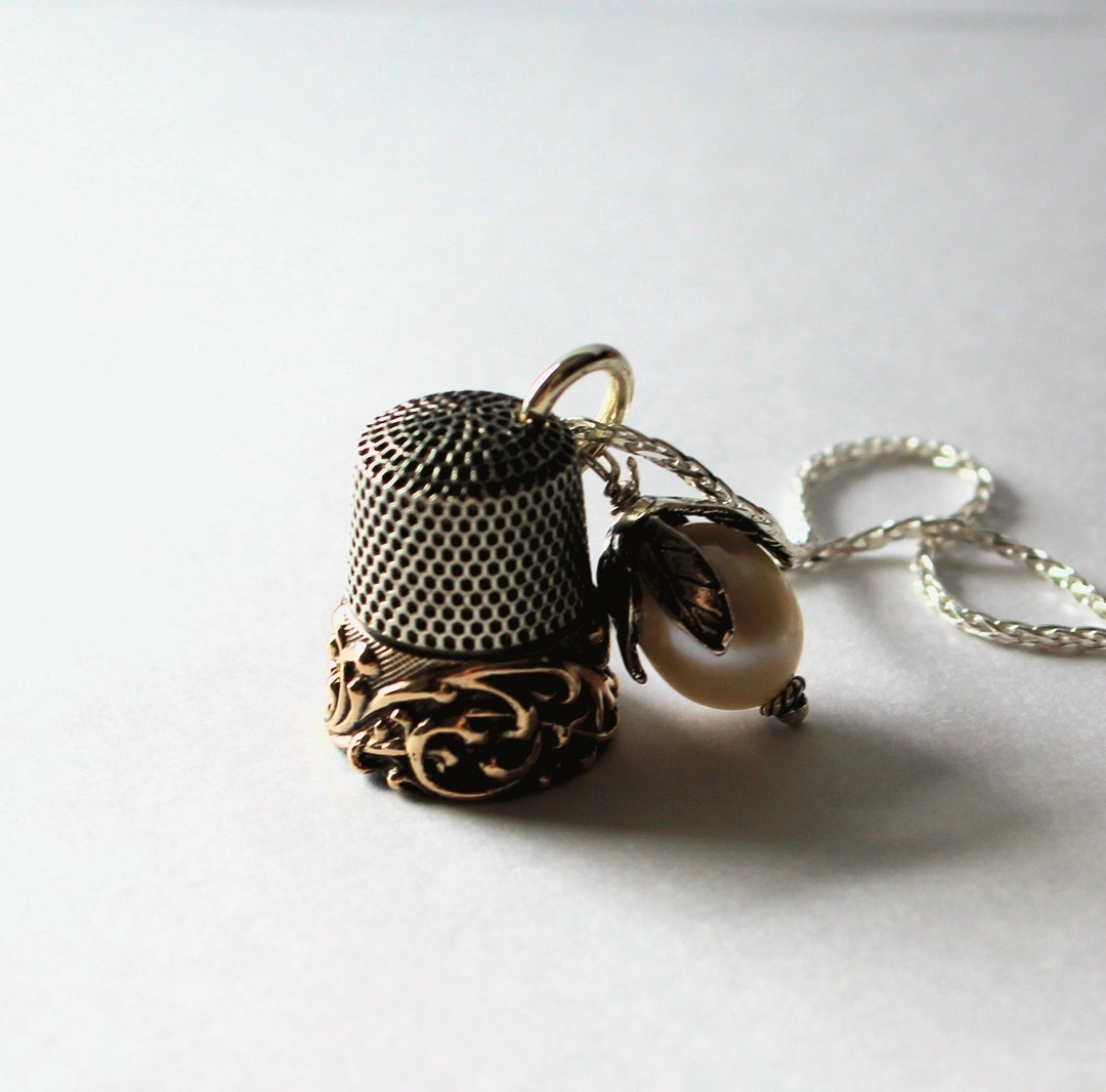 Peter Pan Thimble and Acorn Kiss Necklace Peter Pan and Wendy With ...
