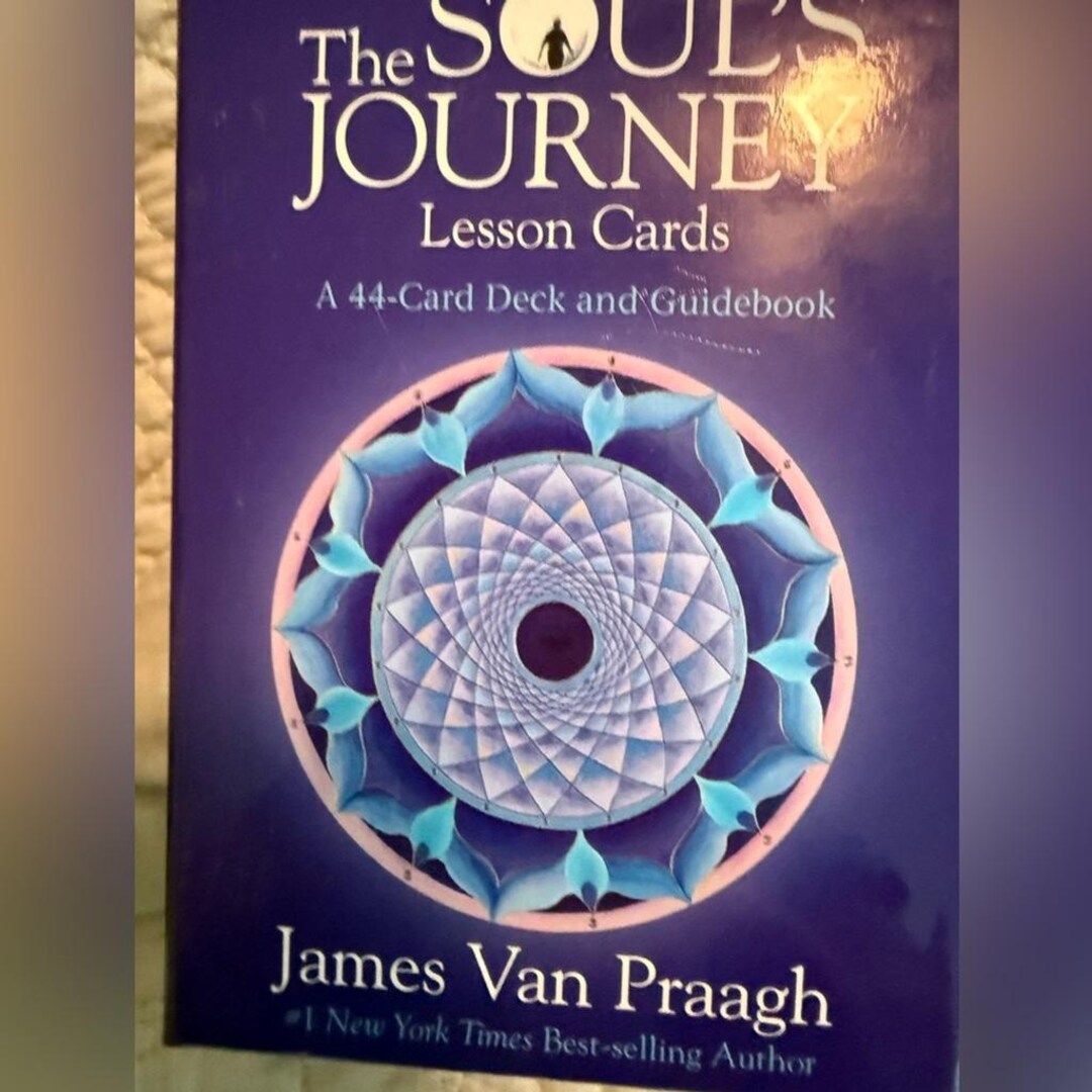 Soul's Journey Lesson Cards by James Van Praagh - Blue and White - Etsy