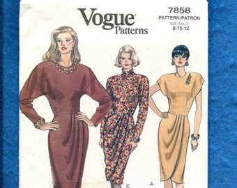 Vogue 1532 Raised Waist Dresses Pattern Size 6..8..10 - Etsy