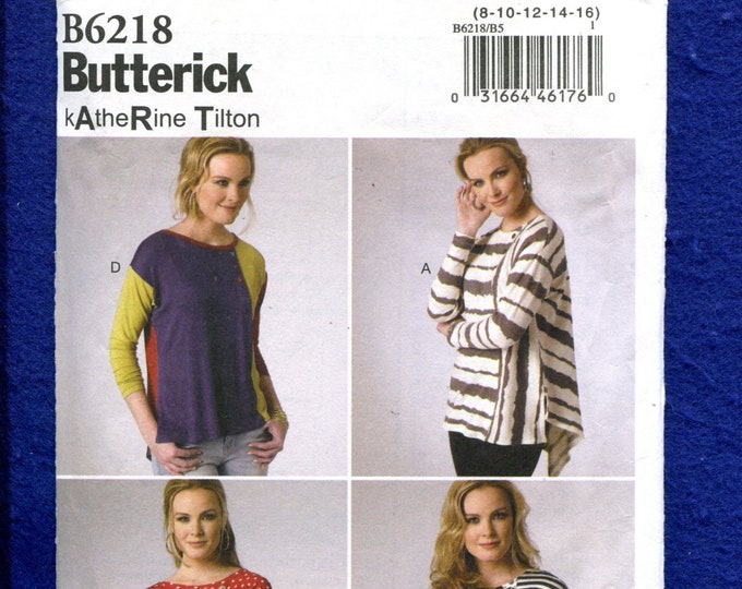 Butterick 4385 Designer Jessica Howard Loose Fitting Front Button Dress ...