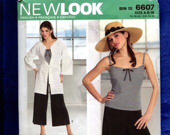 New Look 6799 60's Inspired Party Dresses With Fitted Bodices & Round ...