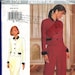 1980's Simplicity 8055 Sultry Designer Butterfly Sleeve Dresses Size 10 ...