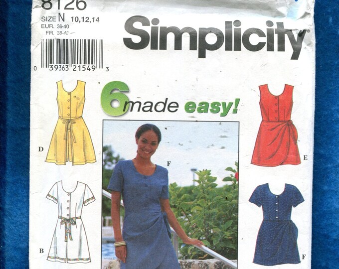 Simplicity 8126 Summer Rompers Pattern Size 10..12..14 UNCUT - Etsy