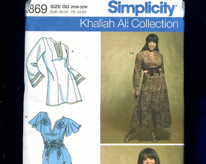Simplicity Boho Chic Caftan Inspired Dress & Tunic Designer Khaliah Ali ...