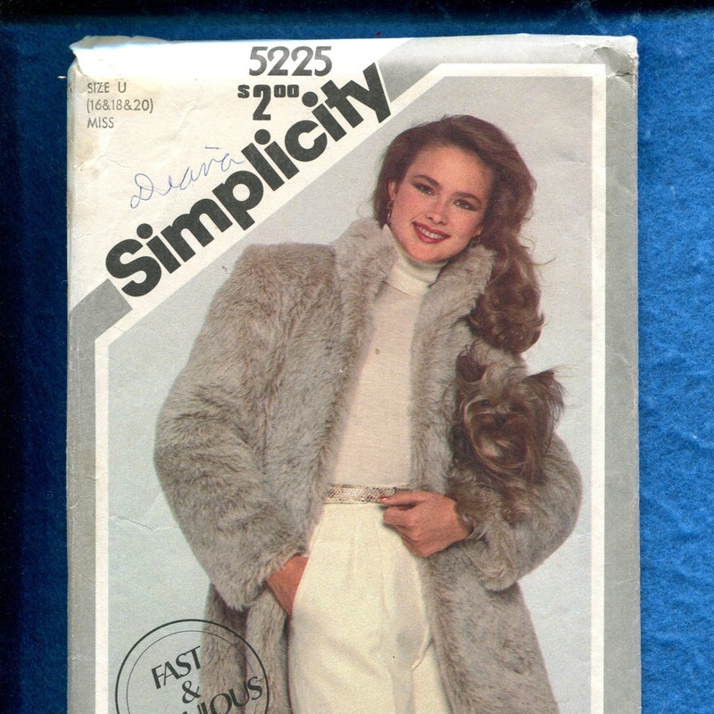 Fur Coat Pattern - Etsy