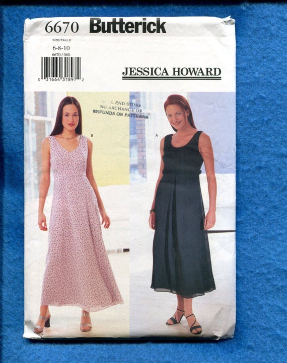 Womens Dresses Jessica Howard Summer Dresses Butterick 6670 Summer ...