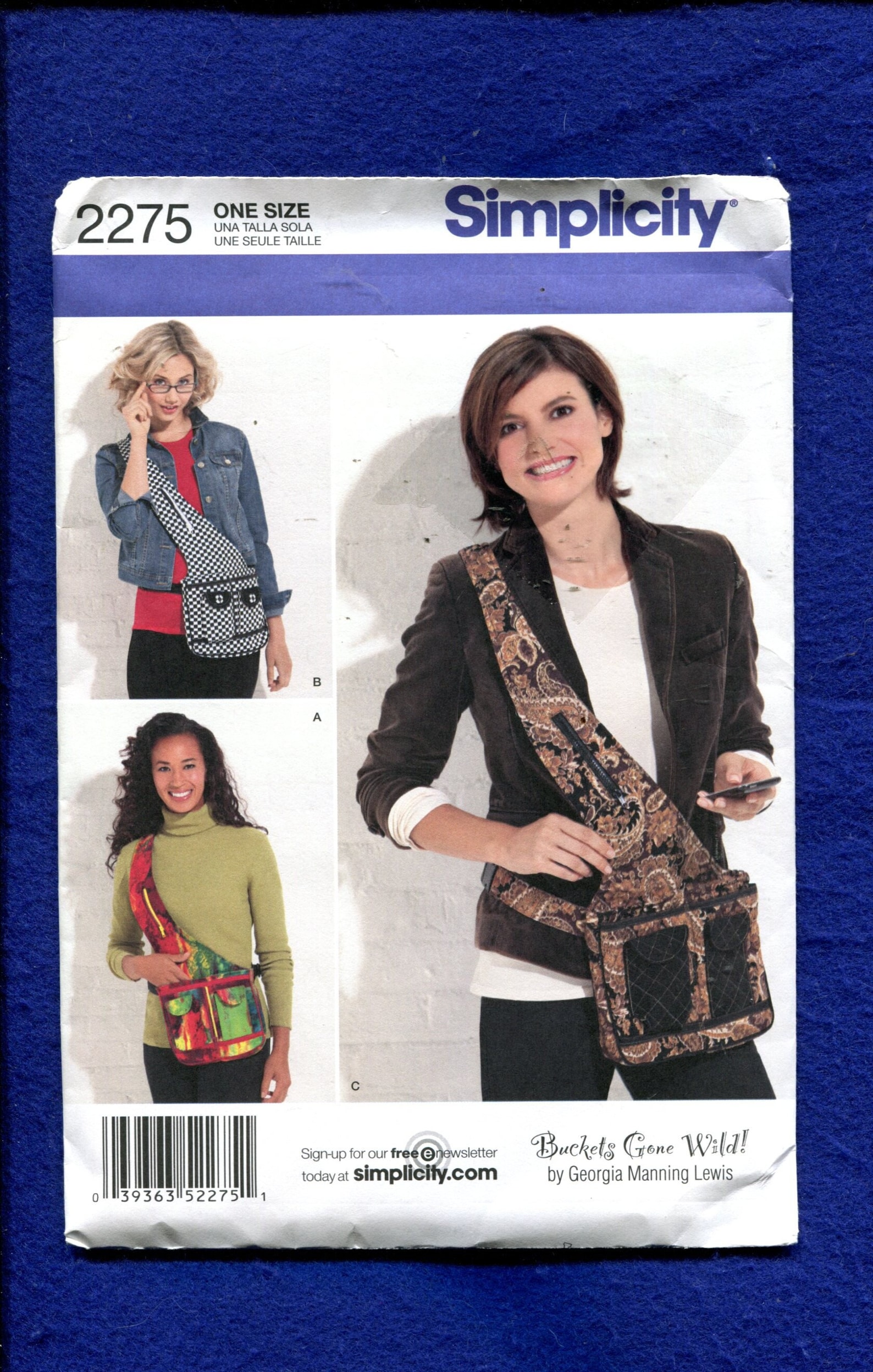 Simplicity 2275 Travel Shoulder Bags Carry All Pattern UNCUT - Etsy
