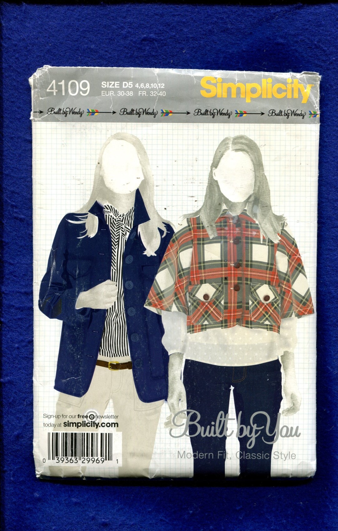 Simplicity 4109 Modernize Army Jacket Pattern Size 4 to 12 UNCUT - Etsy