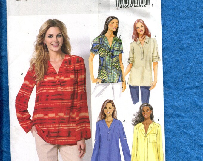 Butterick 5826 Easy Fitting Blouses Pattern Sizes 18W to 24W UNCUT - Etsy