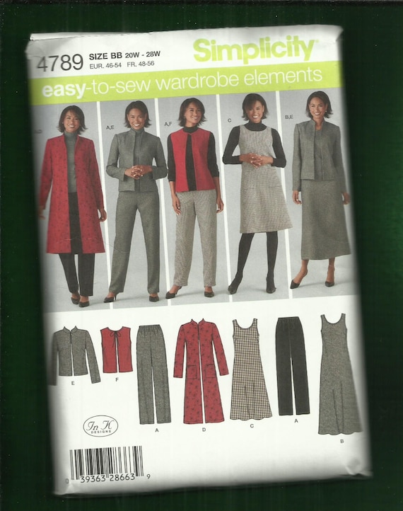 Simplicity 4789 Asian Inspired Meets Preppy Wardrobe Pattern - Etsy New ...