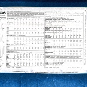 Simplicity 3506 Easy Fitting Sportswear V Neck Dress Flared Skirt ...