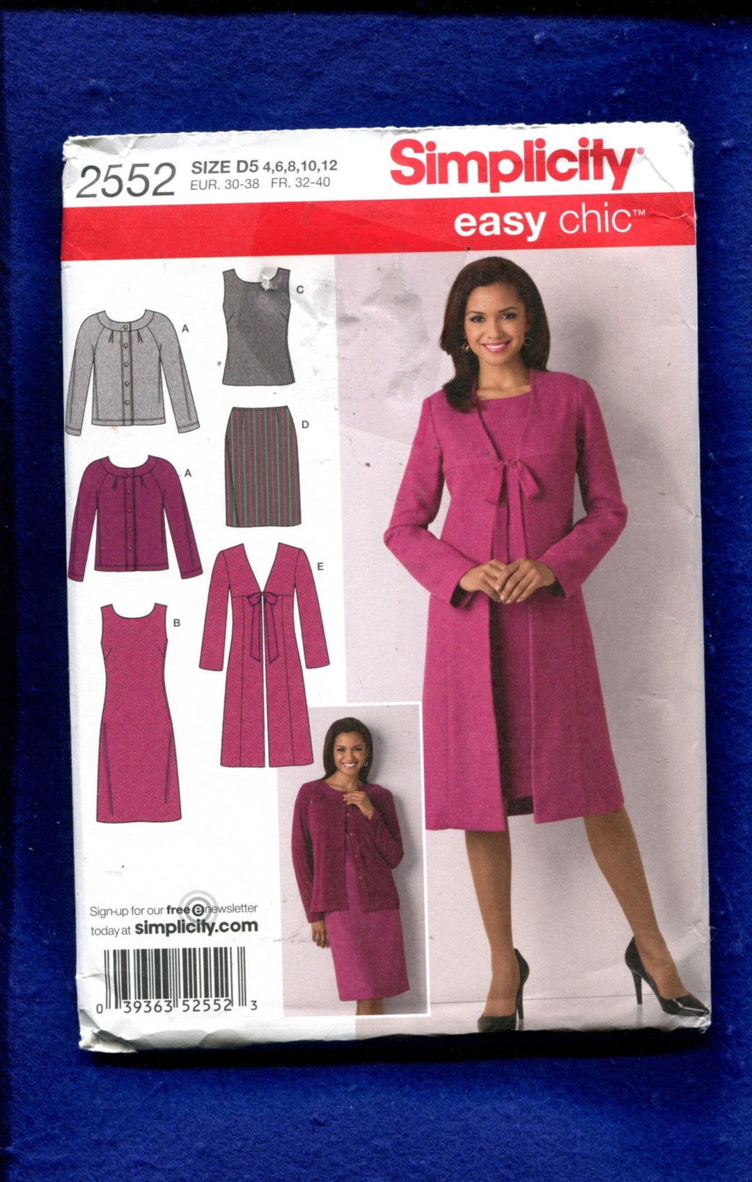Simplicity 2552 Easy Fitting Duster Dress Pattern Size 4 to 12 UNCUT - Etsy
