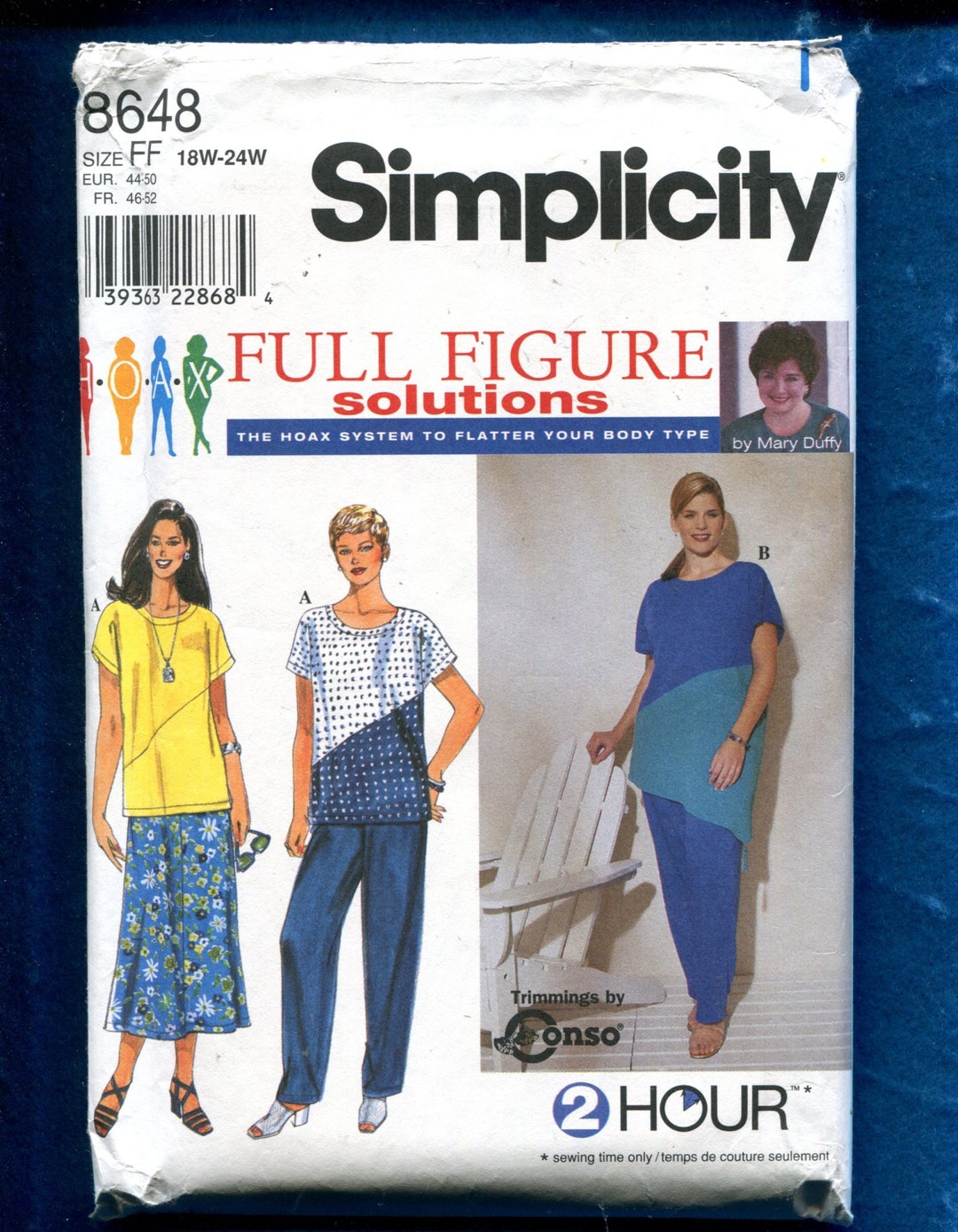 Simplicity 8648 Easy Fitting Tee Shirt or Tunic Skirt & Pants Pattern ...