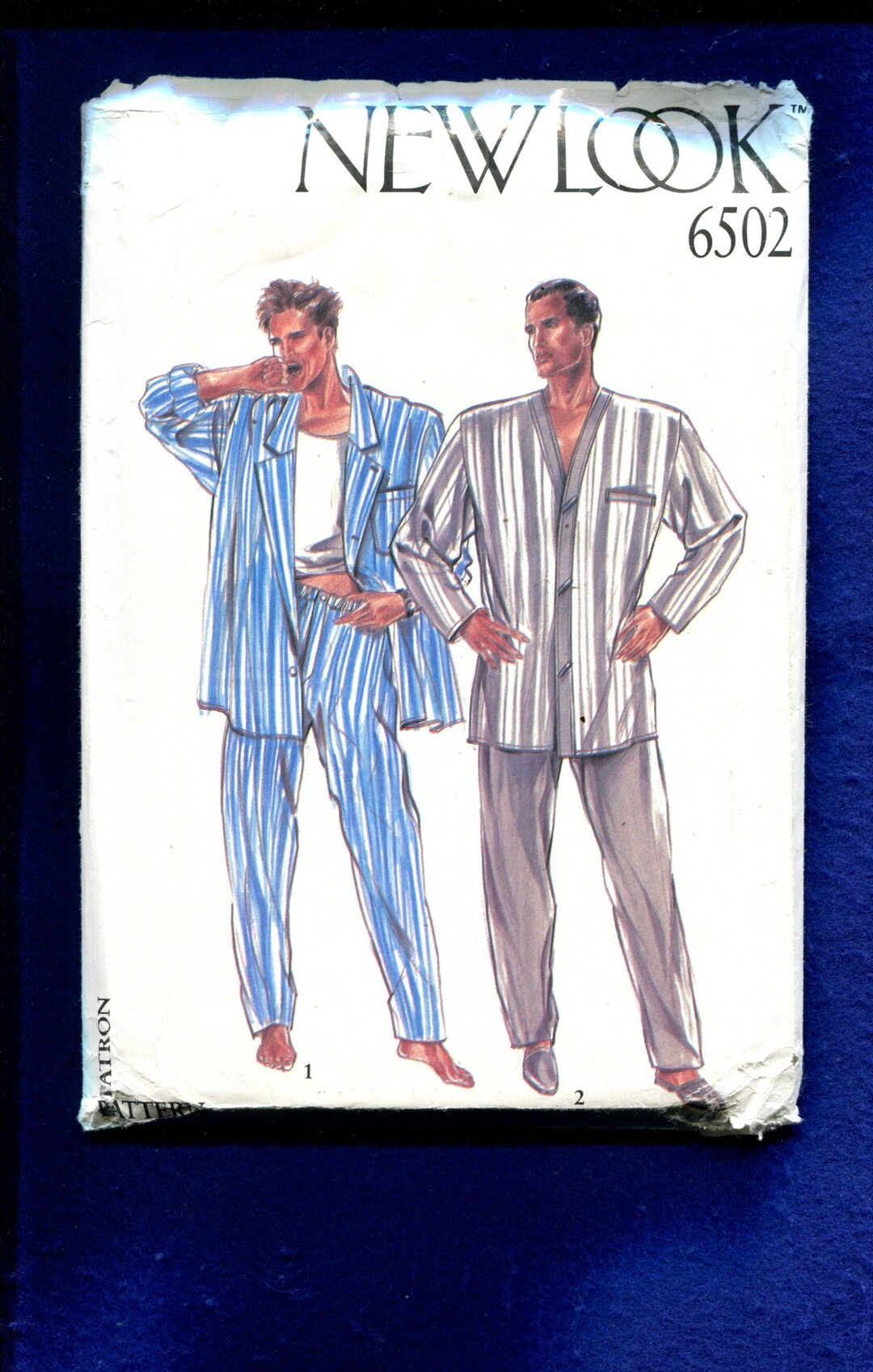 New Look 6502 Classic Men's Pajamas Pattern Size 36 to 42 CHEST UNCUT ...