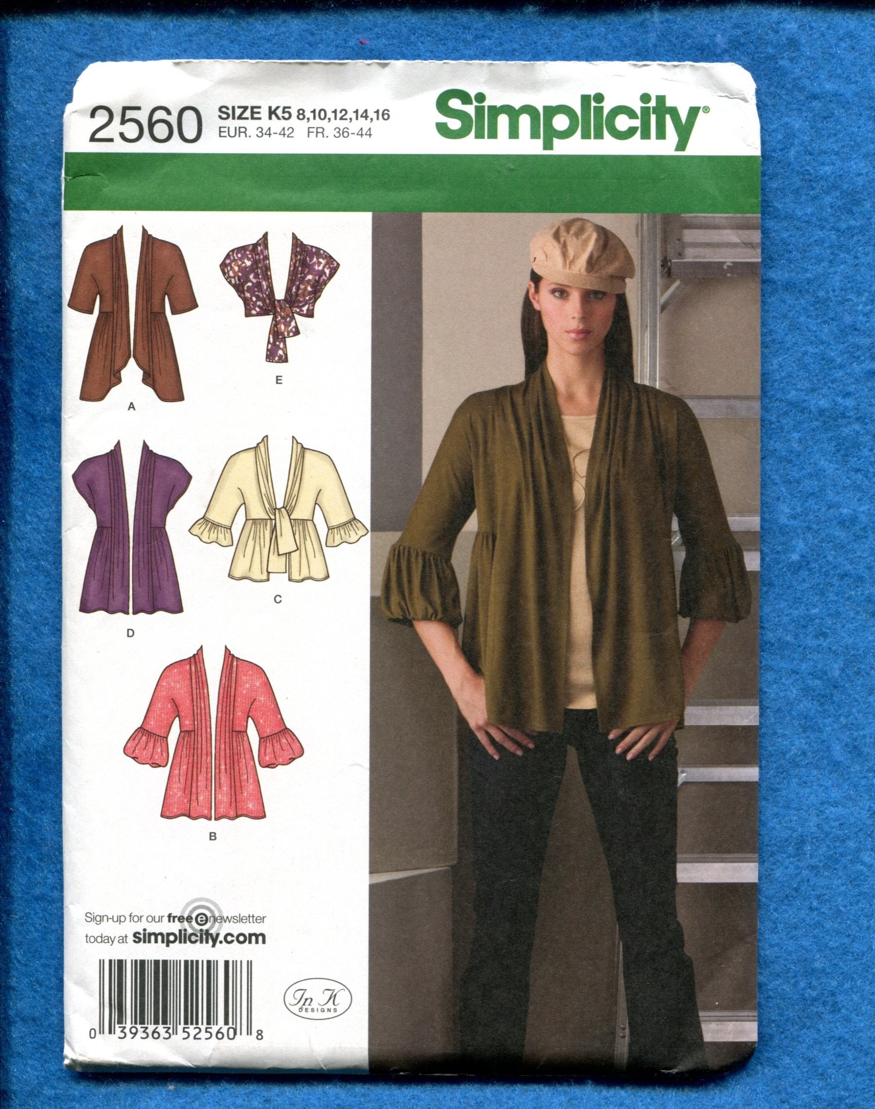 Simplicity 2560 Boho Chic Jackets Pattern Size 8 to 16 UNCUT - Etsy