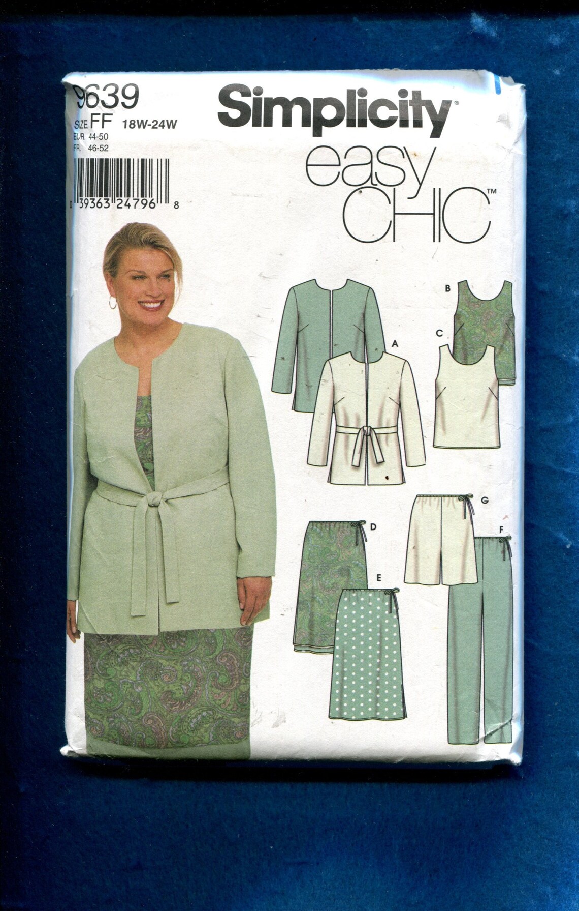 Simplicity 9639 Summer Time Wardrobe Pattern Size 18W to 24W UNCUT - Etsy