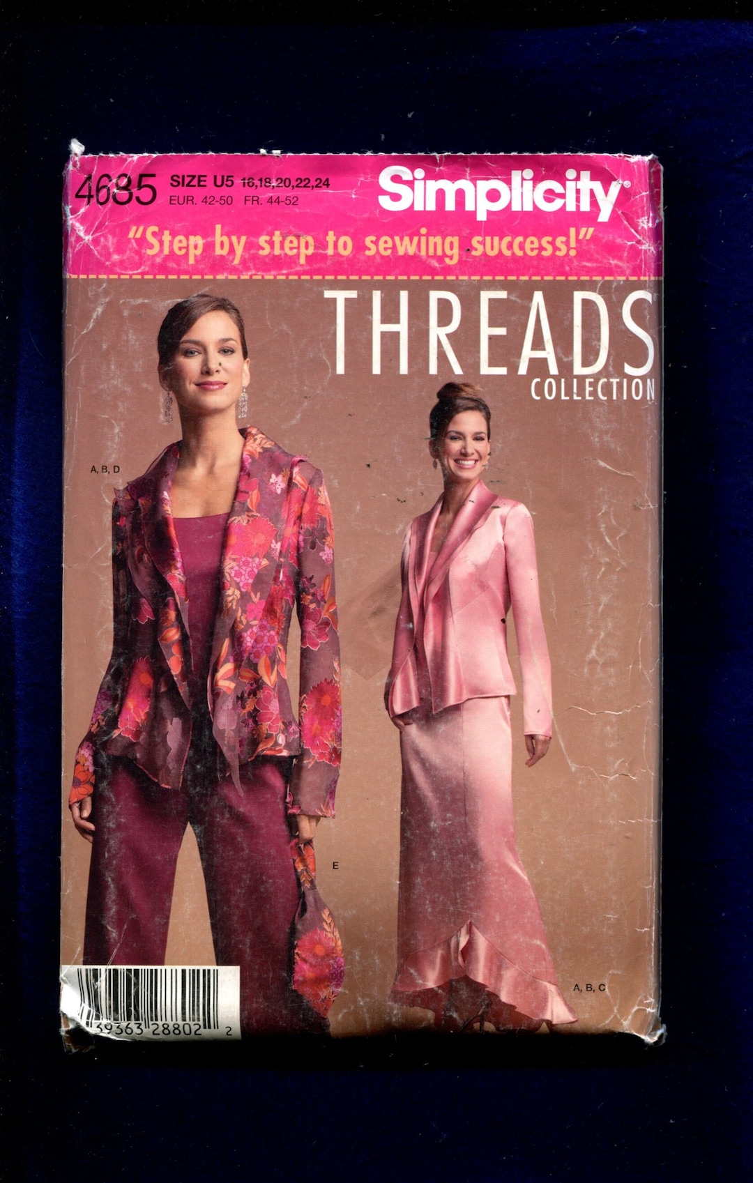 Simplicity 4685 Modern Mother of the Bride Jacket & Skirt Pattern Size ...