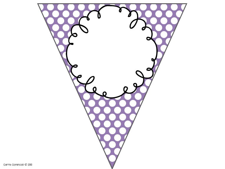 Primary Color Polka Dot Alphabet and Number Bunting - Etsy