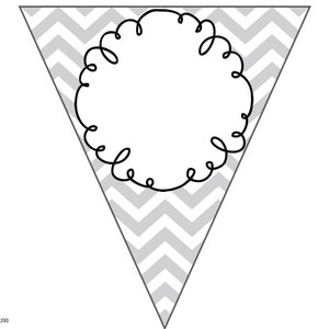 Alphabet and Number Bunting in Red, Gray, Black, Brown, and Gold ...