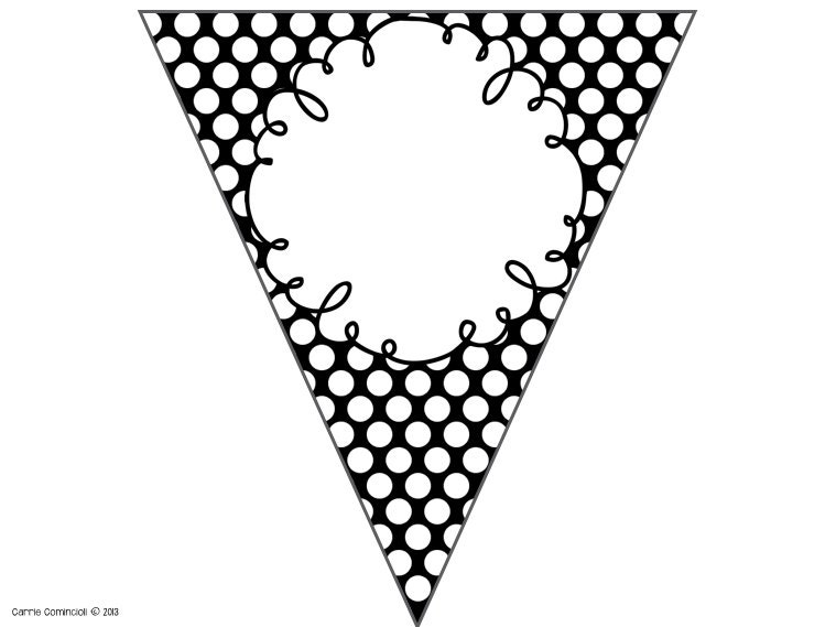 Alphabet and Number Bunting in Red, Gray, Black, Brown, and Gold Polka ...