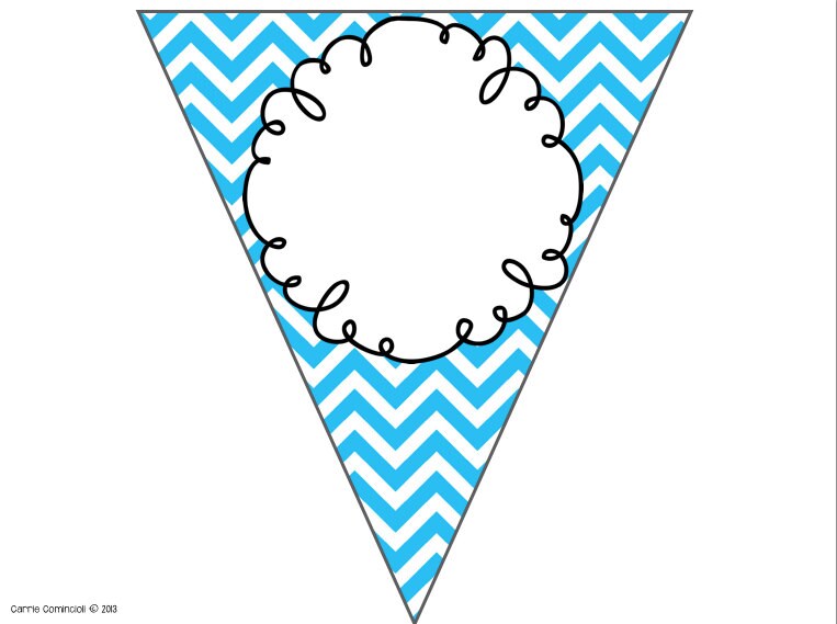 Bright and Bold Chevron Alphabet and Number Bunting - Etsy