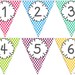 Bright and Bold Polka Dot Alphabet and Number Bunting - Etsy