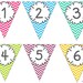 Bright and Bold Chevron Alphabet and Number Bunting - Etsy