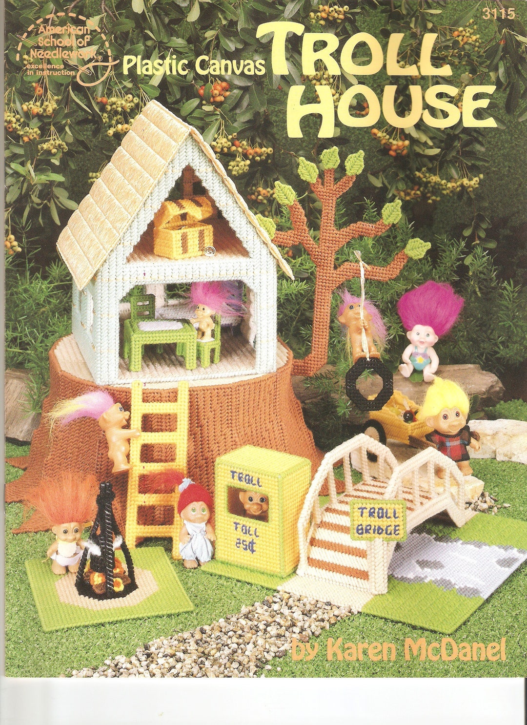 Vintage Troll House---plastic Canvas Pattern---read Description - Etsy