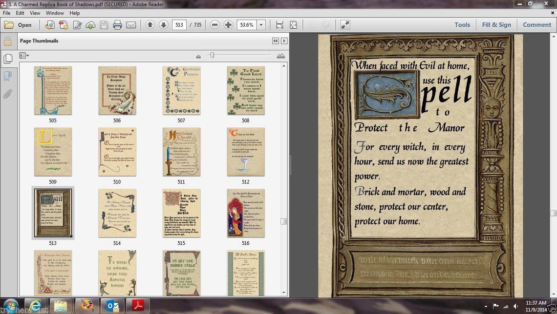 The Complete Charmed Book of Shadow Pages over 735 Pages - Etsy