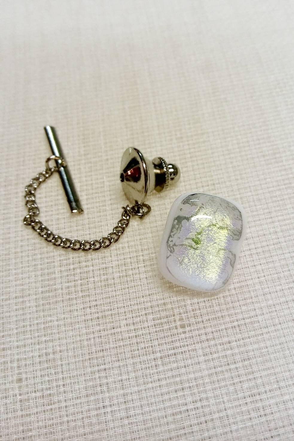 Men's Tie Pin Tie Tack Suit Accessory Shiny White Tie Tack Victorian ...