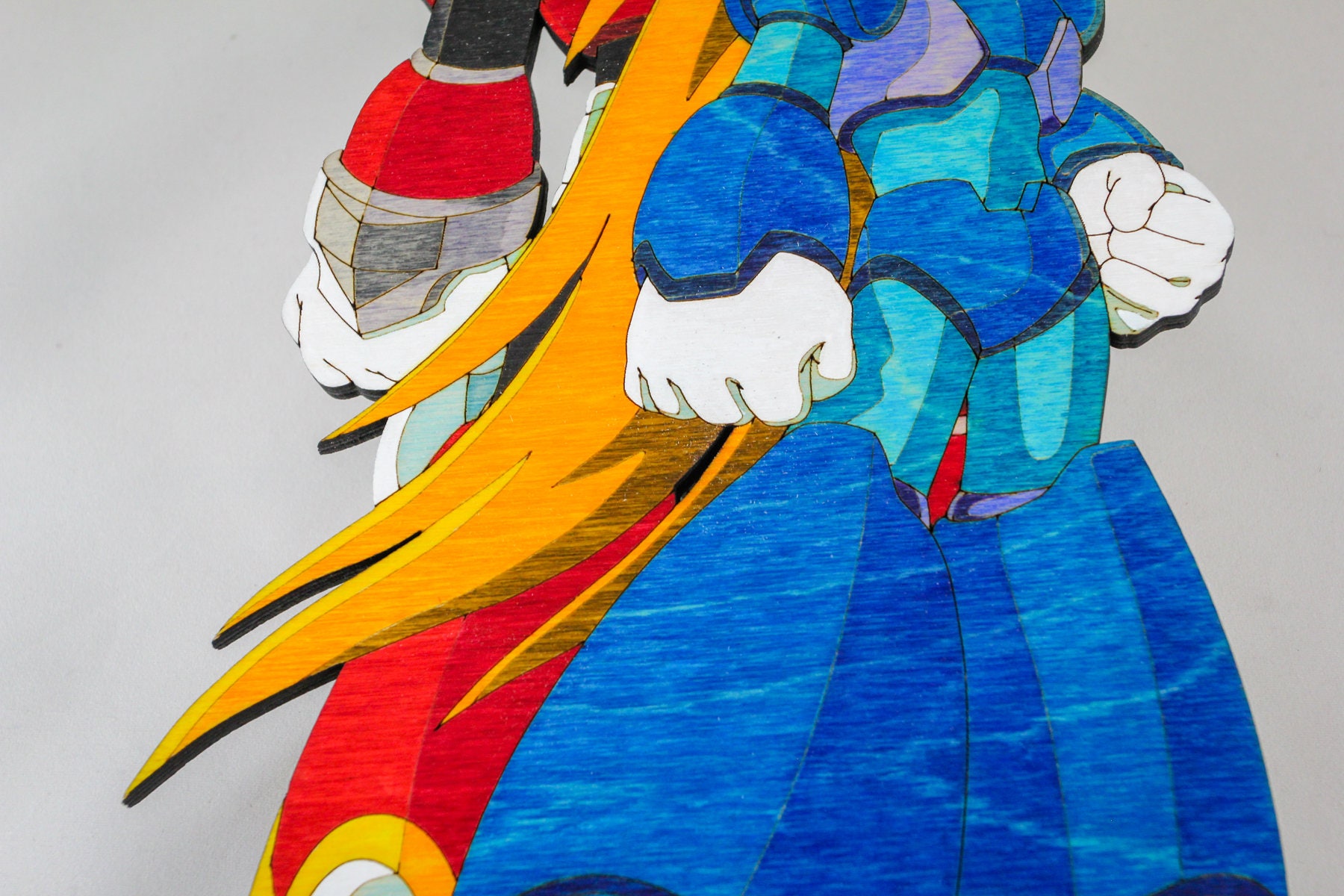 Mega Man X and Zero Wooden Wall Hanging | Etsy