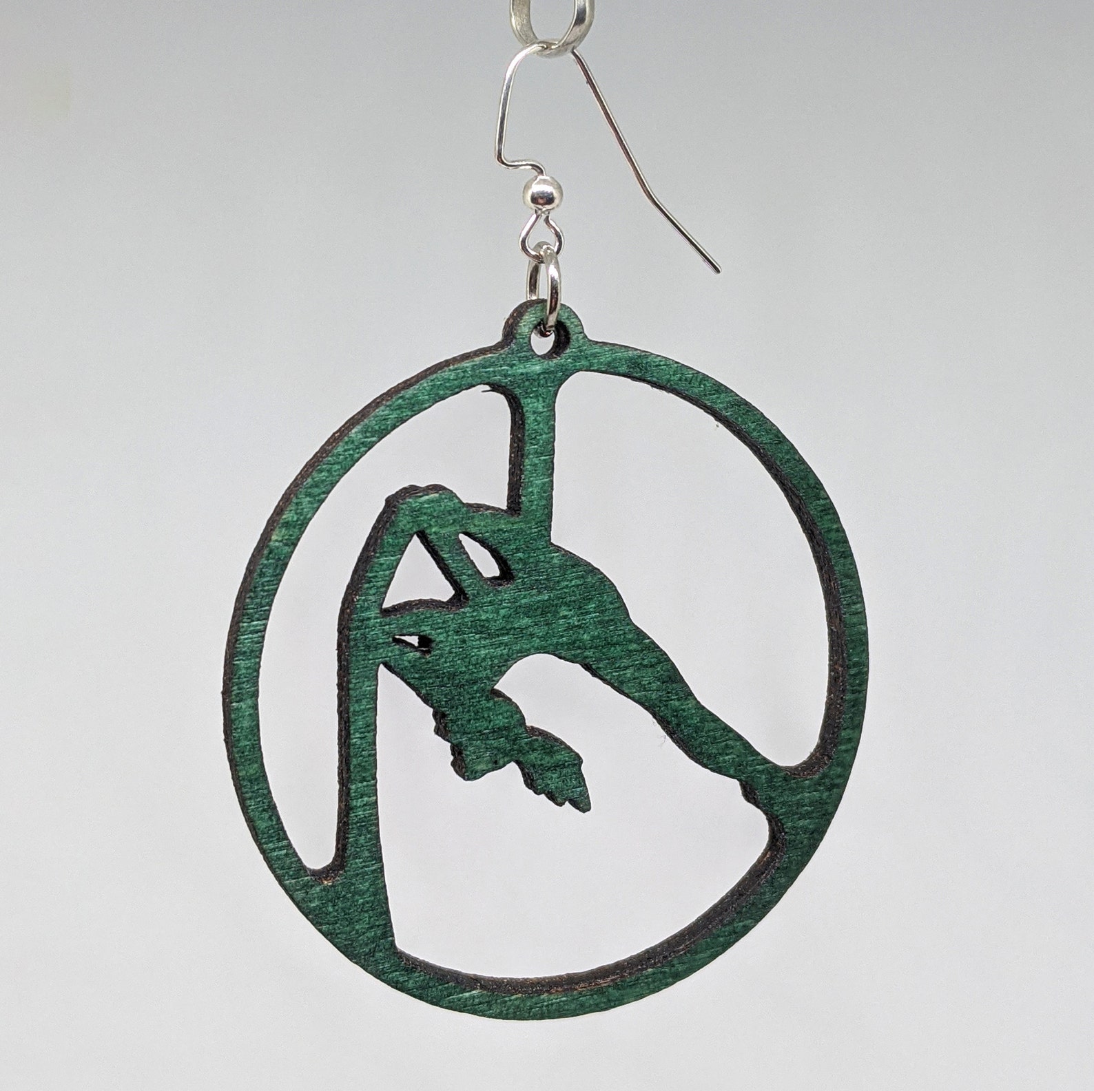 Aerialist Earrings - Laser Cut Wood Jewelry - Various Designs! - Etsy