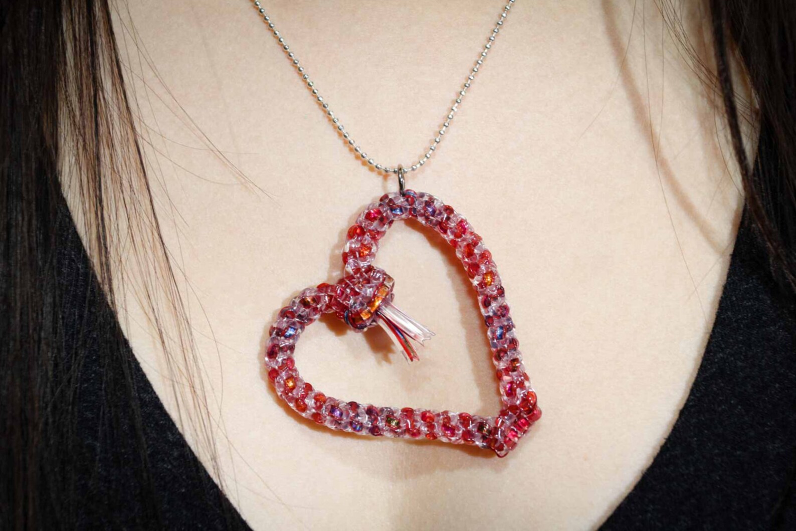 Lanyard Heart Necklace Multiple Colors Perfect Gift for That Special ...