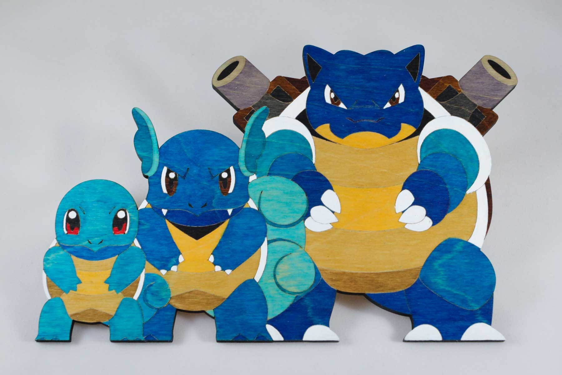 Pokemon Evolution Wooden Laser Cut Wall Art - Etsy