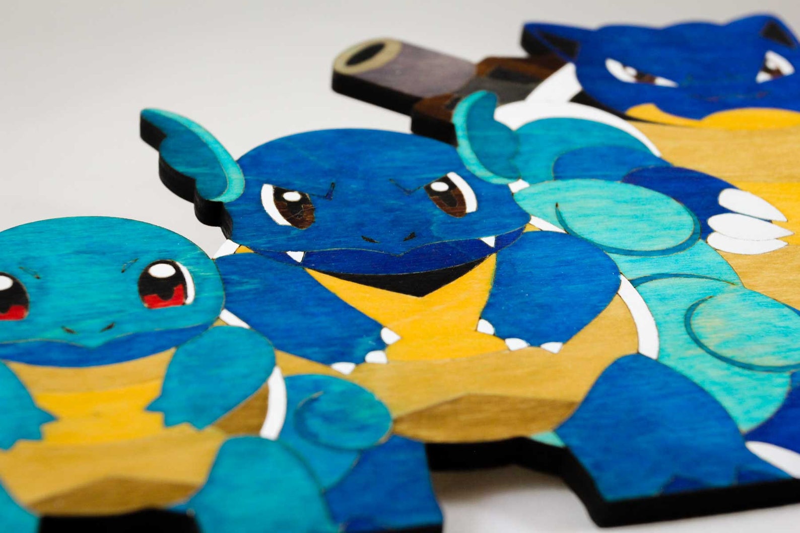 Pokemon Evolution - Wooden Laser Cut Wall Art - Etsy