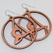 Aerialist Earrings Laser Cut Wood Jewelry Various Designs - Etsy