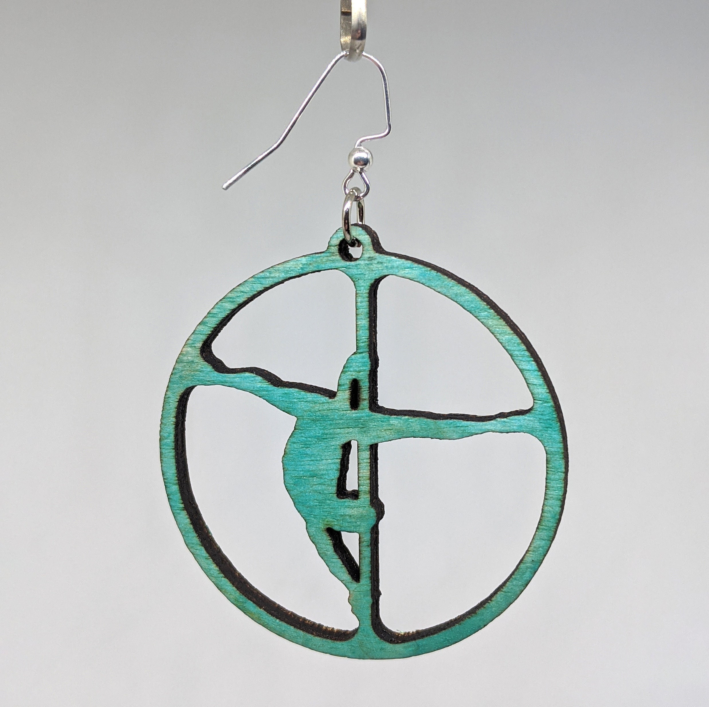 Aerialist Earrings - Laser Cut Wood Jewelry - Various Designs! - Etsy
