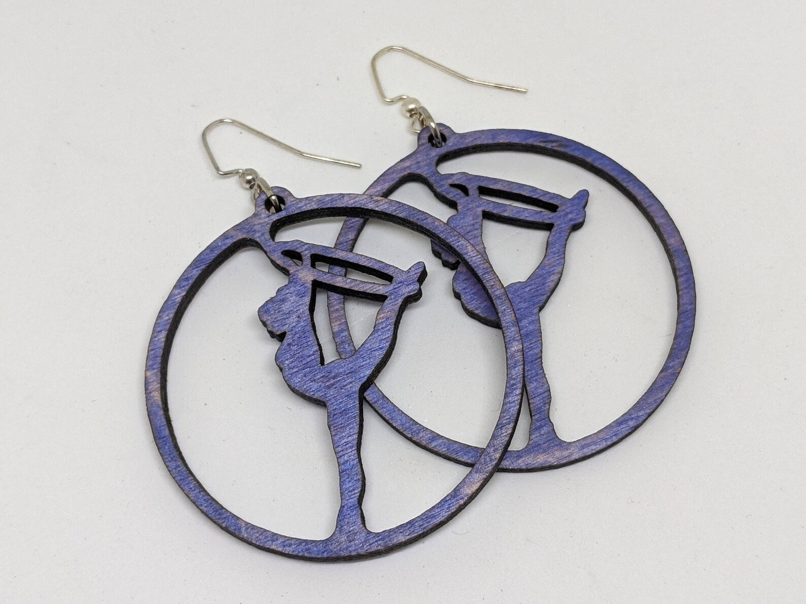 Aerialist Earrings - Laser Cut Wood Jewelry - Various Designs! - Etsy